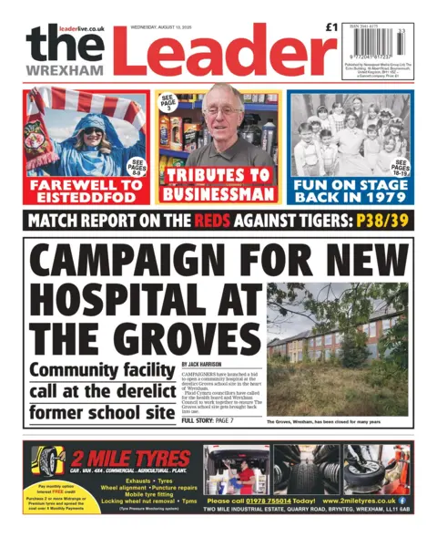 Wales' papers: Campaign for hospital and steroid empire's fall