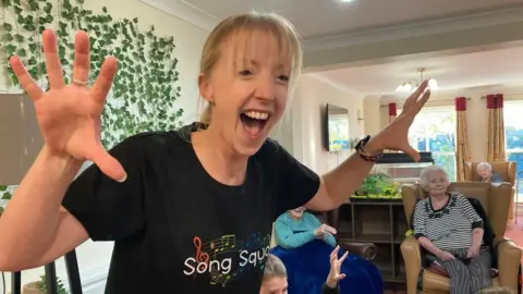 Bedford multi-generational music group brings joy to care homes