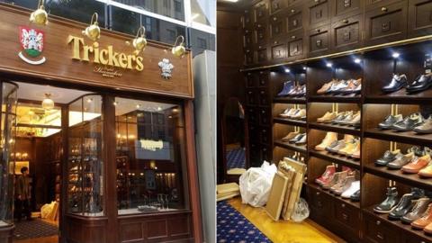 Shoe firm Tricker's opens Tokyo store - BBC News