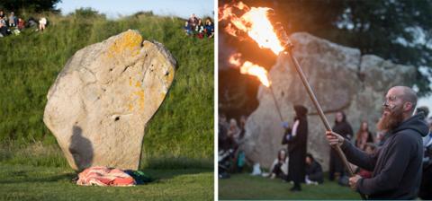 In pictures: Summer and winter solstice celebrations - BBC News