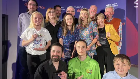 Shropshire winners celebrate at Make a Difference awards