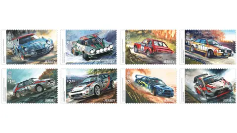 Jersey Rally history features on new stamps
