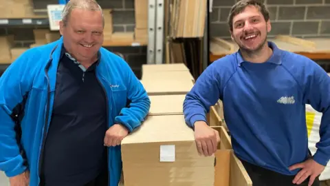 Cutting commences in Derbyshire firm's giant jigsaw world record bid
