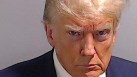 Historic Trump mugshot released after arrest in Atlanta, Georgia ...