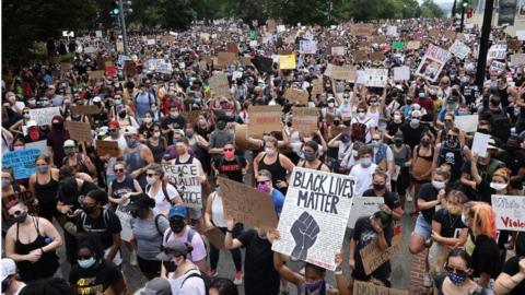 In pictures: Global protests against racism and police brutality - BBC News