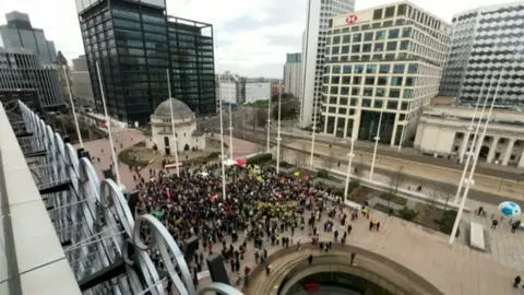 Thousands march in Birmingham for 'Walkout Wednesday'