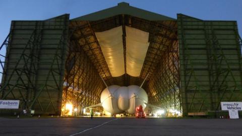 Airlander 10 poised to resume test flights after crash - BBC News