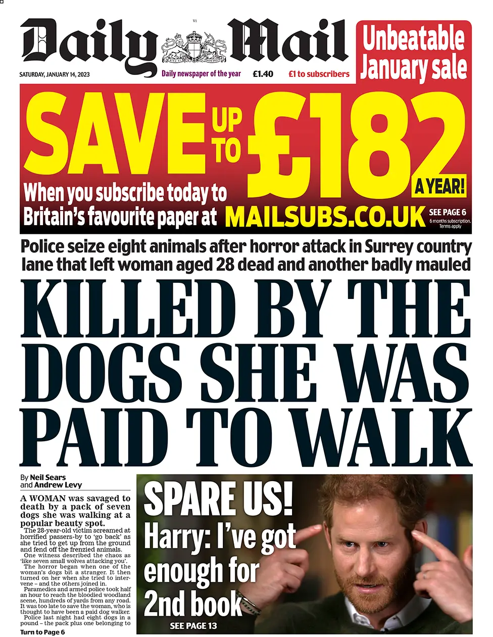 'Enough for second Harry book' and 'train more doctors'