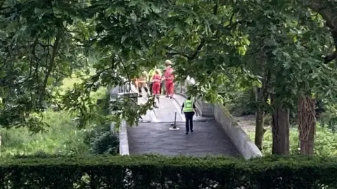 Teenager dies after falling in river at Pollok Park