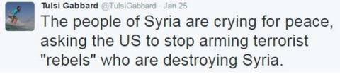 Tulsi Gabbard's Syria meeting with Assad sparks outcry - BBC News