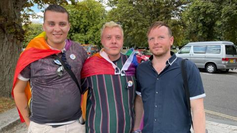 In pictures: Southampton Pride event attended by thousands - BBC News