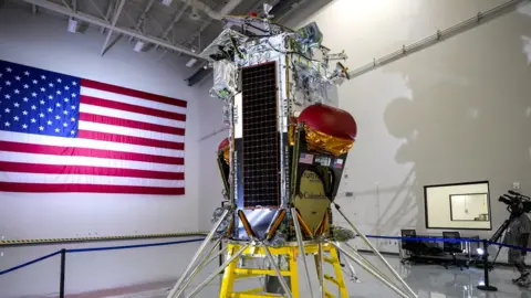 Intuitive Machines: US spacecraft blasts off to Moon's south pole