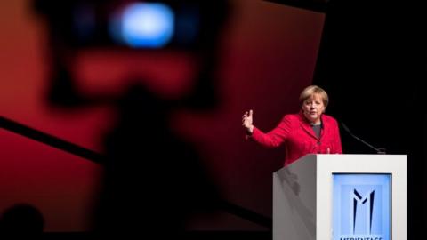 Angela Merkel wants Facebook and Google's secrets revealed - BBC News