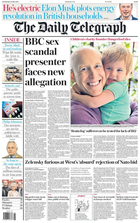 Scotland's papers: BBC star faces fresh claims and landlord callout
