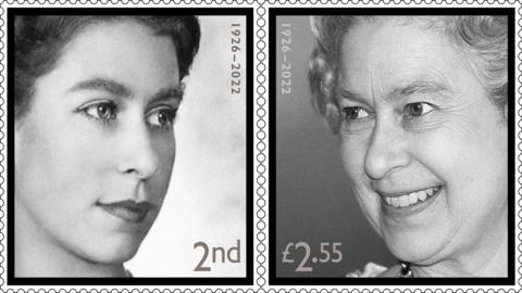 Queen Elizabeth: Royal Mail issues special stamps in memory of monarch ...