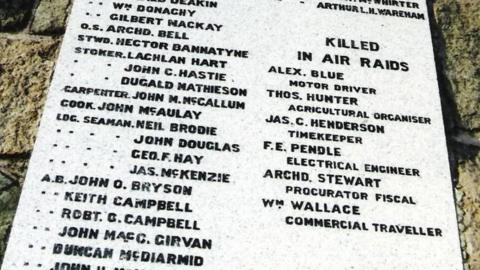 Scotland's smaller air raids during World War Two - BBC News