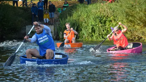 Shrewsbury's coracle world championships raise thousands for charity