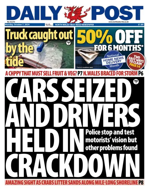 Wales' papers: 'Run-derful' and 'Starmer problem for Morgan'