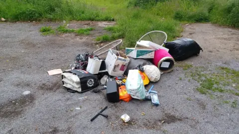 Bolsover: Fly-tippers strike three times a day, council says