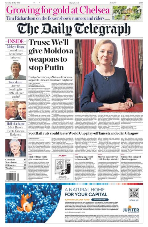 Scotland's papers: Strikes loom or ScotRail and Sunak riches - BBC News