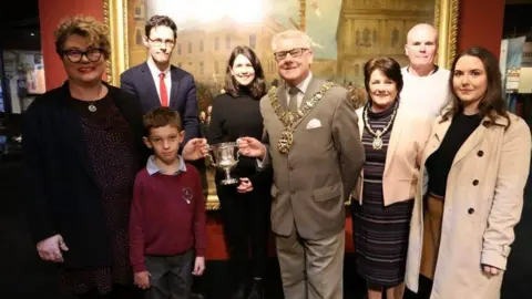 George Dewhurst: Campaigner's cup returned to Blackburn