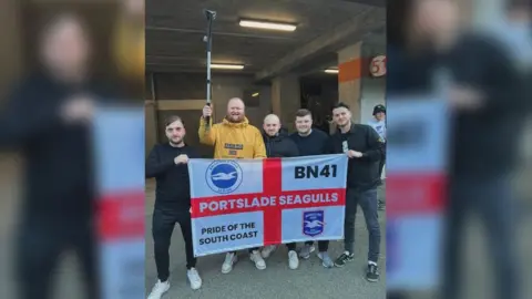 Brighton & Hove Albion fan speaks after being stabbed before Europa ...