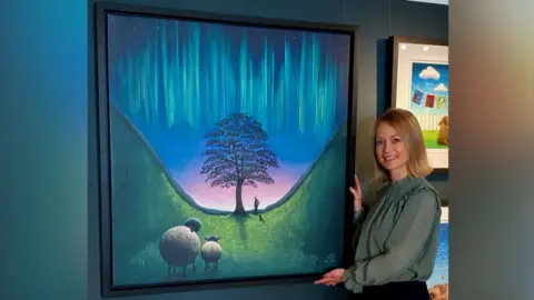 North Yorkshire artist plants woodland to honour Sycamore Gap tree