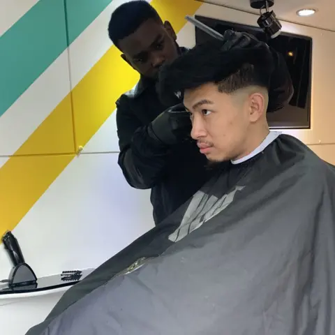 Mobile barbering: 'It's like Uber, but for haircuts'