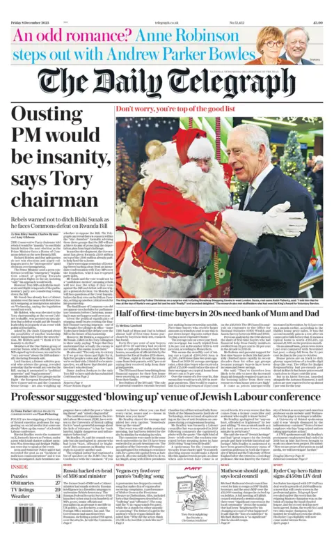 Scotland's papers: Sunak's Rwanda 'fail' and Johnson at Covid inquiry