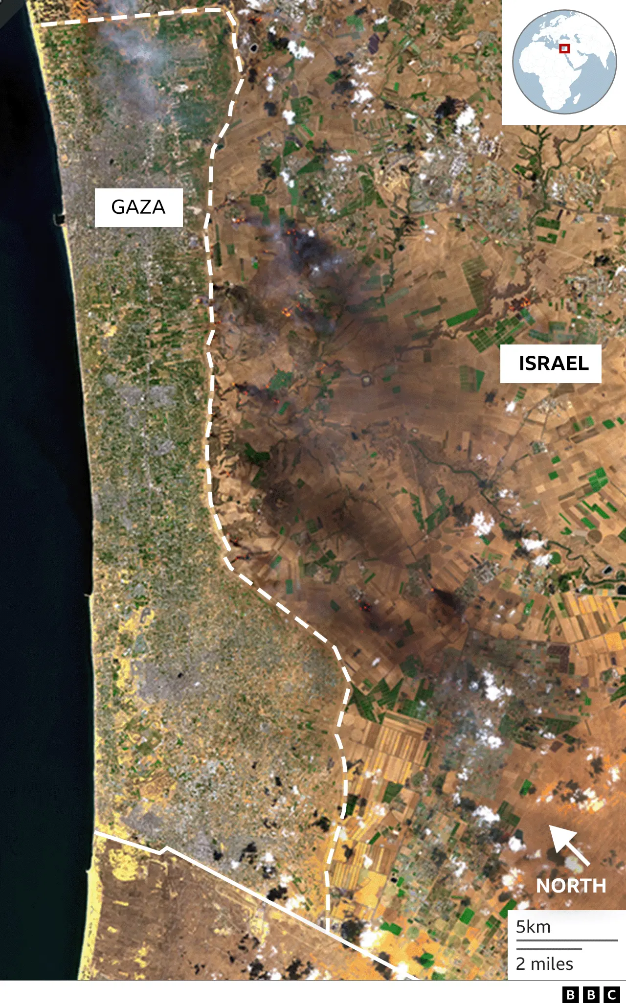 Footage and maps help build up picture of assault
