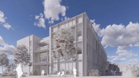 Cranfield terraced home turned into crime scene house - BBC News