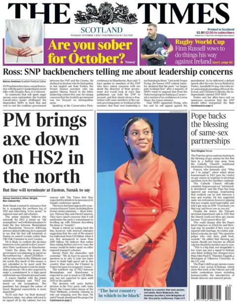 Scotland's papers: Fears over police cuts and SNP backbencher claims