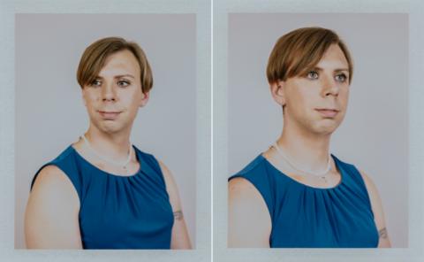 The secret life of a transgender airman - BBC News