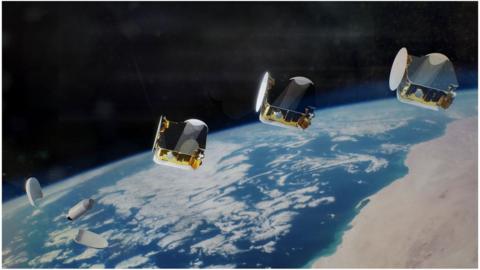 Inmarsat lays big satellite order with Airbus - BBC News