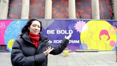 KyivPride: Thousands march in Ukraine Pride in Liverpool - BBC News