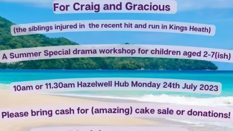 Fundraiser for siblings hurt in hit and run at Kings Heath crossing