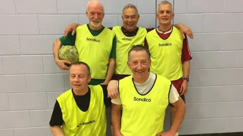 Still game: Football team with a combined age of 330