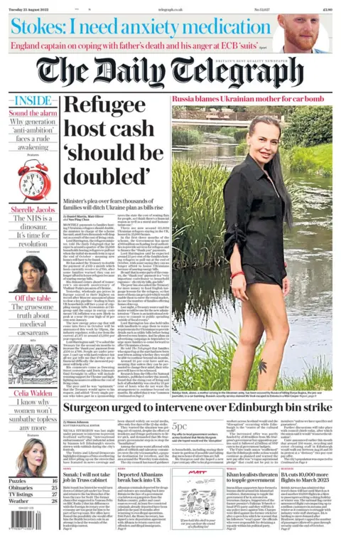 Scotland's papers: 'Skyrocketing' inflation and 'keep rubbish inside'