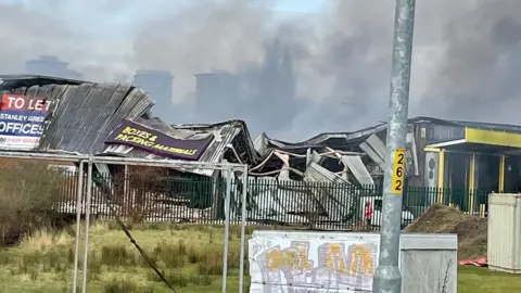 Cheadle fire: Storage warehouse blaze treated as arson