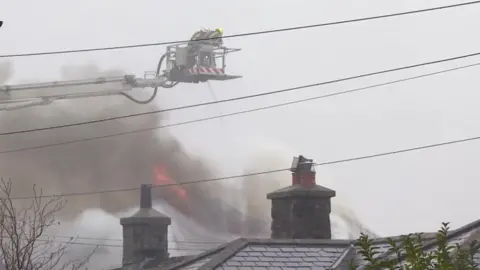 Cheesewring Hotel in Cornwall damaged in fire