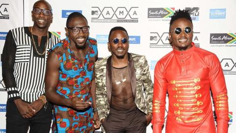 Sauti Sol singer Chimano hailed in Kenya for coming out as gay - BBC News