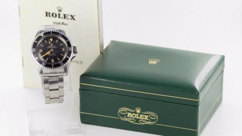 'Rare' Rolex fetches £230,000 at auction - BBC News