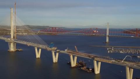 Queensferry Crossing: The bridge that should never close - BBC News