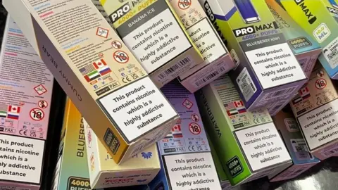 Nelson: Illegal vapes and tobacco seized in shop raids