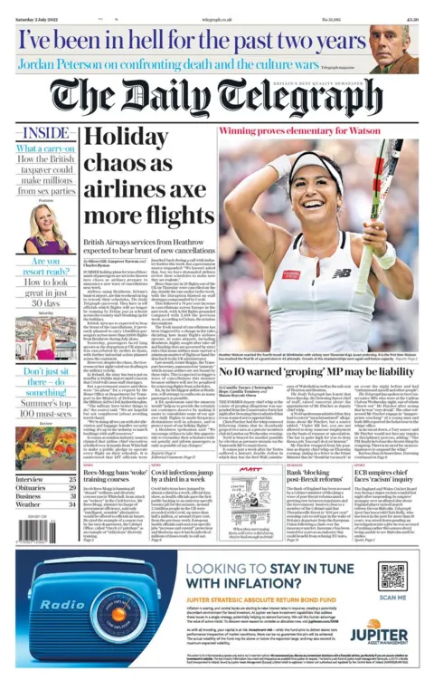 Scotland's papers: Holiday 'chaos' and new claims put pressure on PM