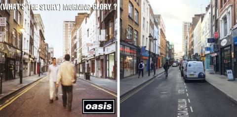Revisiting London's iconic album cover images - BBC News