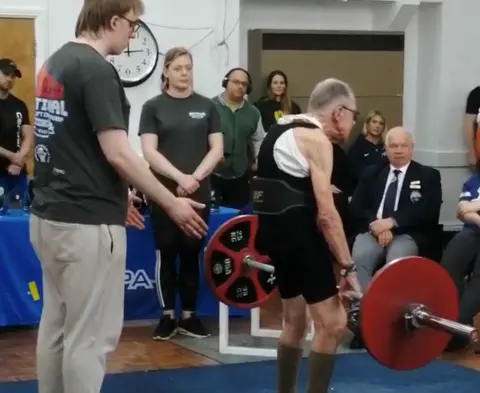Derbyshire weightlifter, 86, lands national and world records