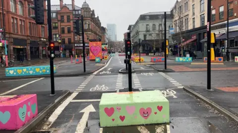 Manchester square revamp has made it unsafe, blind campaigner says