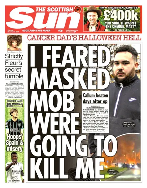 Health cuts 'dangerous' and masked mob terror