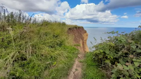'Significant' Filey cliff collapse sparks Cleveland Way diversion